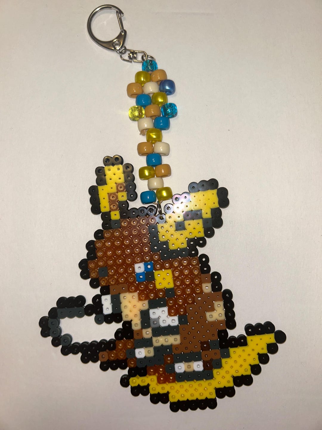 Alohan Raichu Sprite Pokémon Pixel Art Kandi Bead Keychain - Etsy