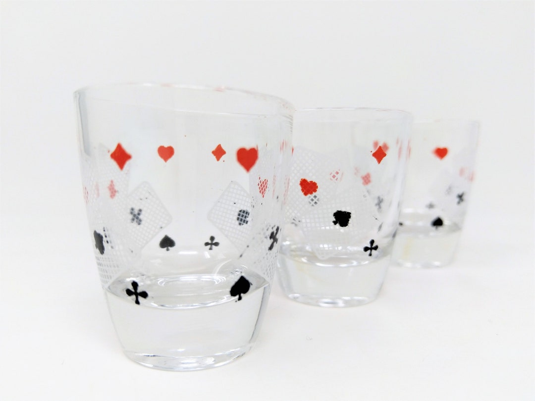 3 X 1950s Shot Glass Ruhrglas – Vintage German Barware – Mid Century ...