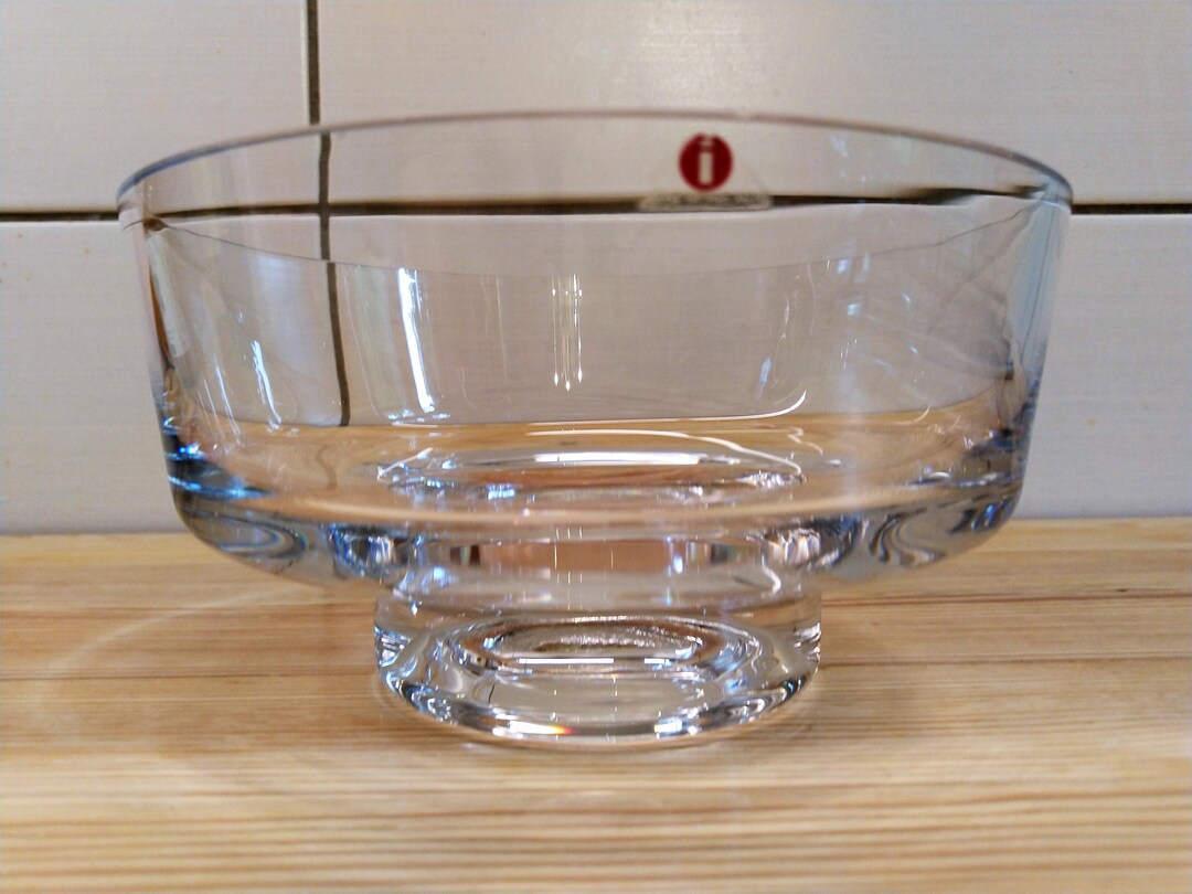 Vintage Fruit Bowl Tapio Wirkkala for Iittala Finland future Clear ...