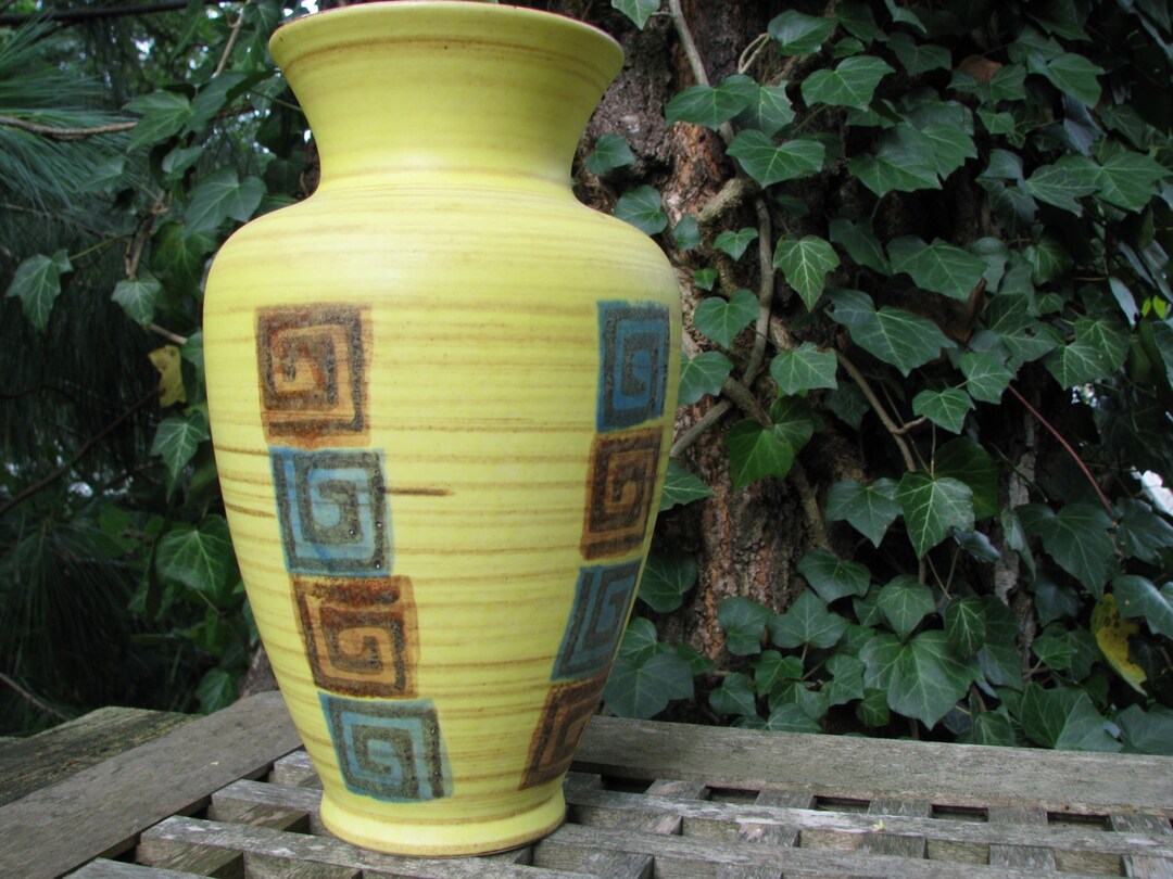 Vintage Vase – 1950s West German Pottery – Mid Century Home Decor ...
