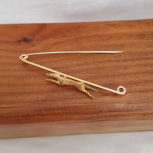Antique British the Hunt Dog Pin Brooch in 9k Yellow Gold EB740 - Etsy