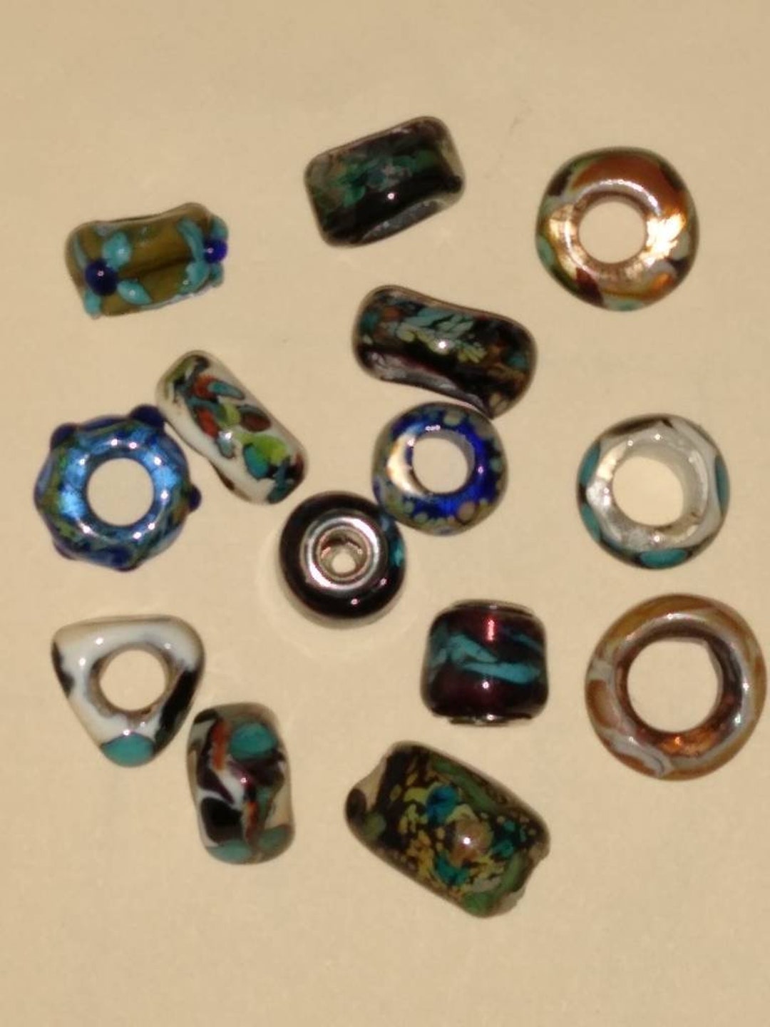 Glass Dread Beads, Handmade for Your Hair. Made to Order. See Full ...