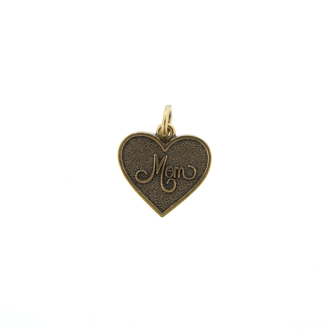 Gold Mom Charm - Etsy