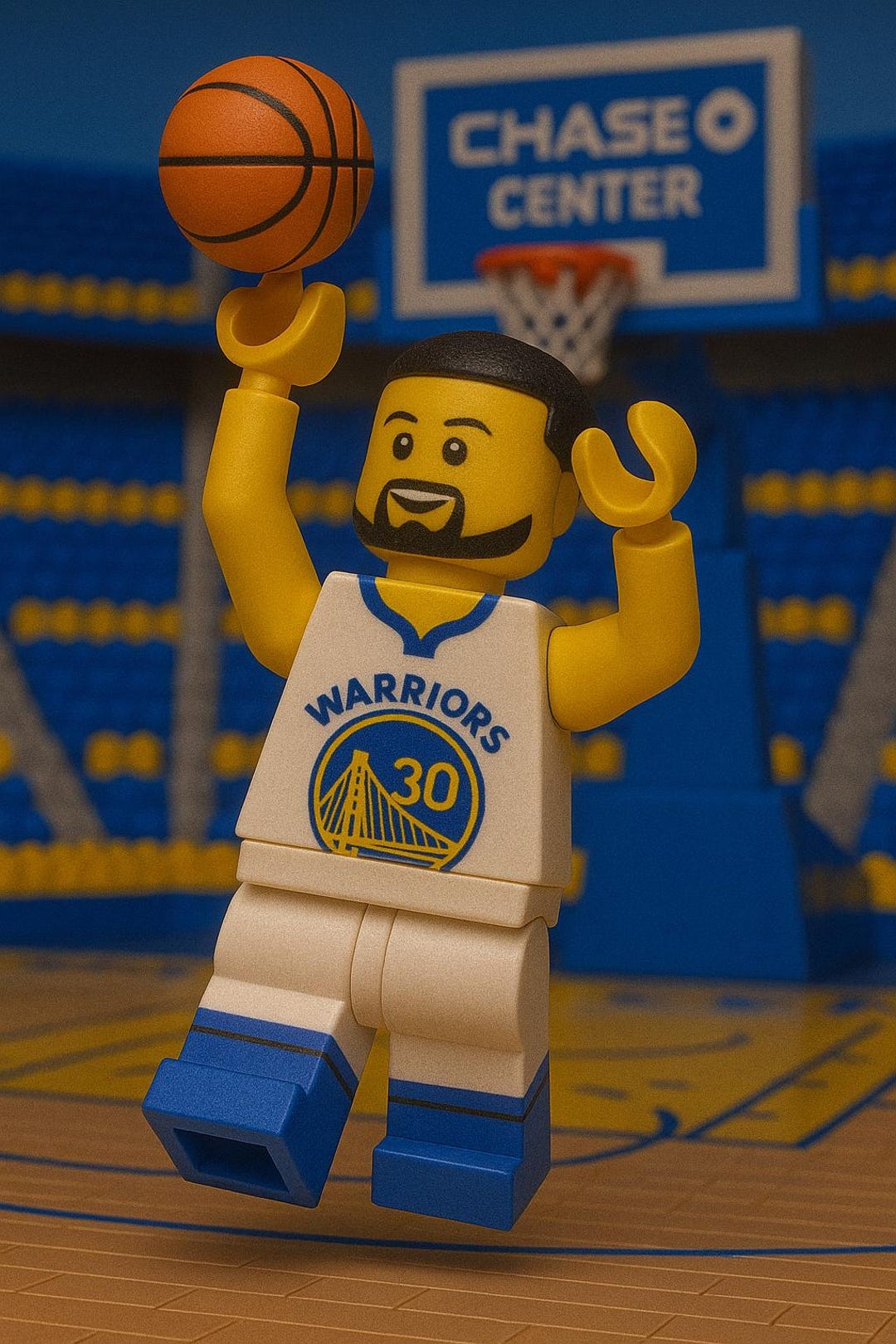 Lego Inspired NBA Steph Curry 3 Pointer Image (high Resolution) - This ...