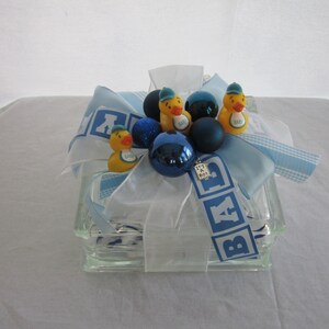 Lighted Glass Block, Night Light, Baby Boy, New Baby, Nursery ...