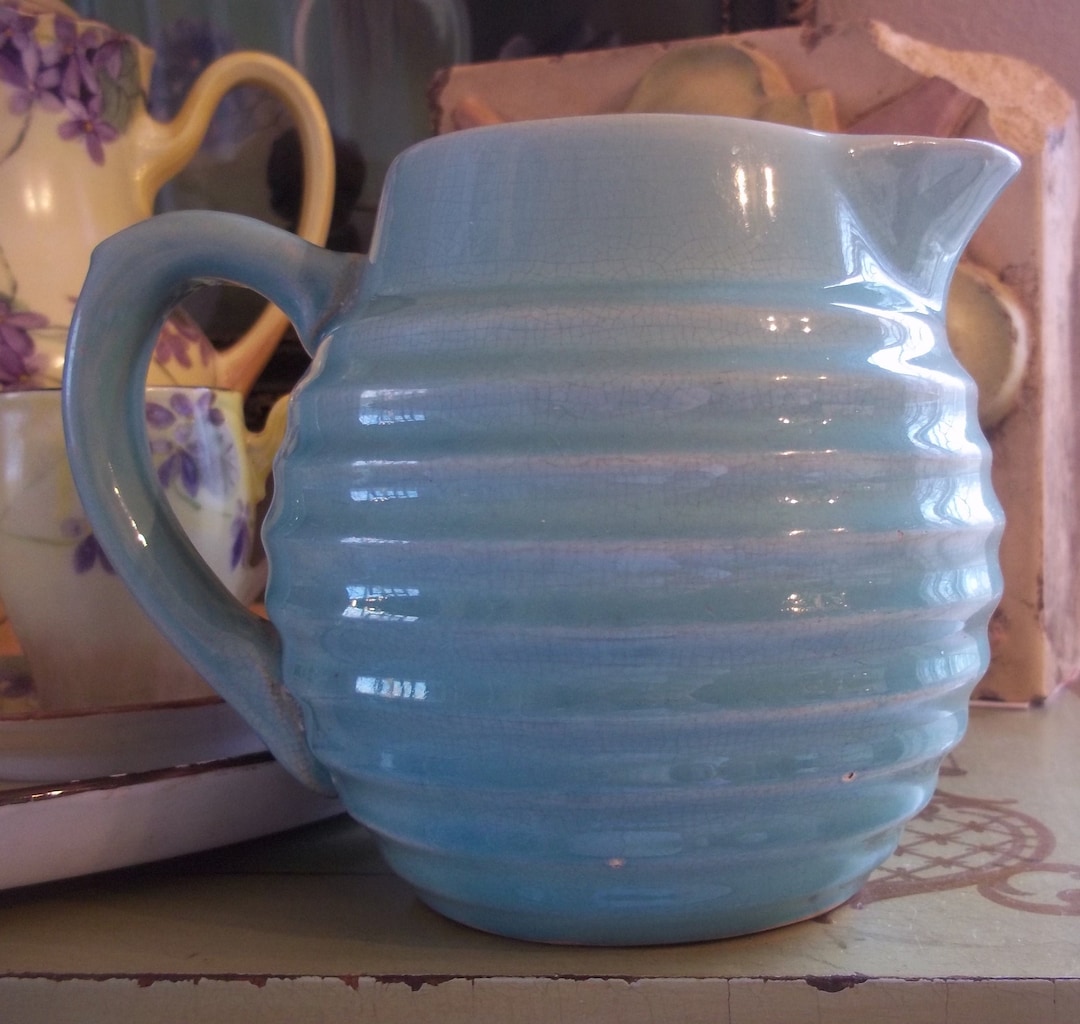 NICE Bauer Ringware Pottery Pitcher Kitchen Drinkware Dining Home ...
