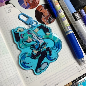 Ska Punk Miku 3 Inches Acrylic Keychain - Etsy