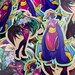 Darkstalkers Vampire Savior Stickers Morrigan and Hsien Ko 5 Inch Matte ...