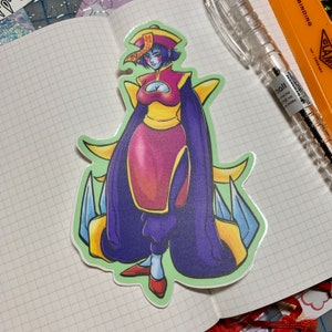 Darkstalkers Vampire Savior Stickers - Morrigan and Hsien Ko 5 Inch ...