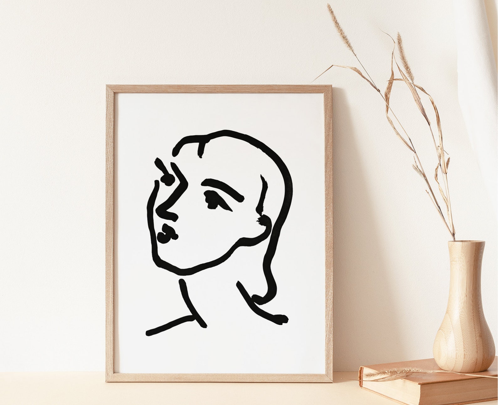 Henri Matisse Poster Matisse Woman Face Print Matisse Wall - Etsy