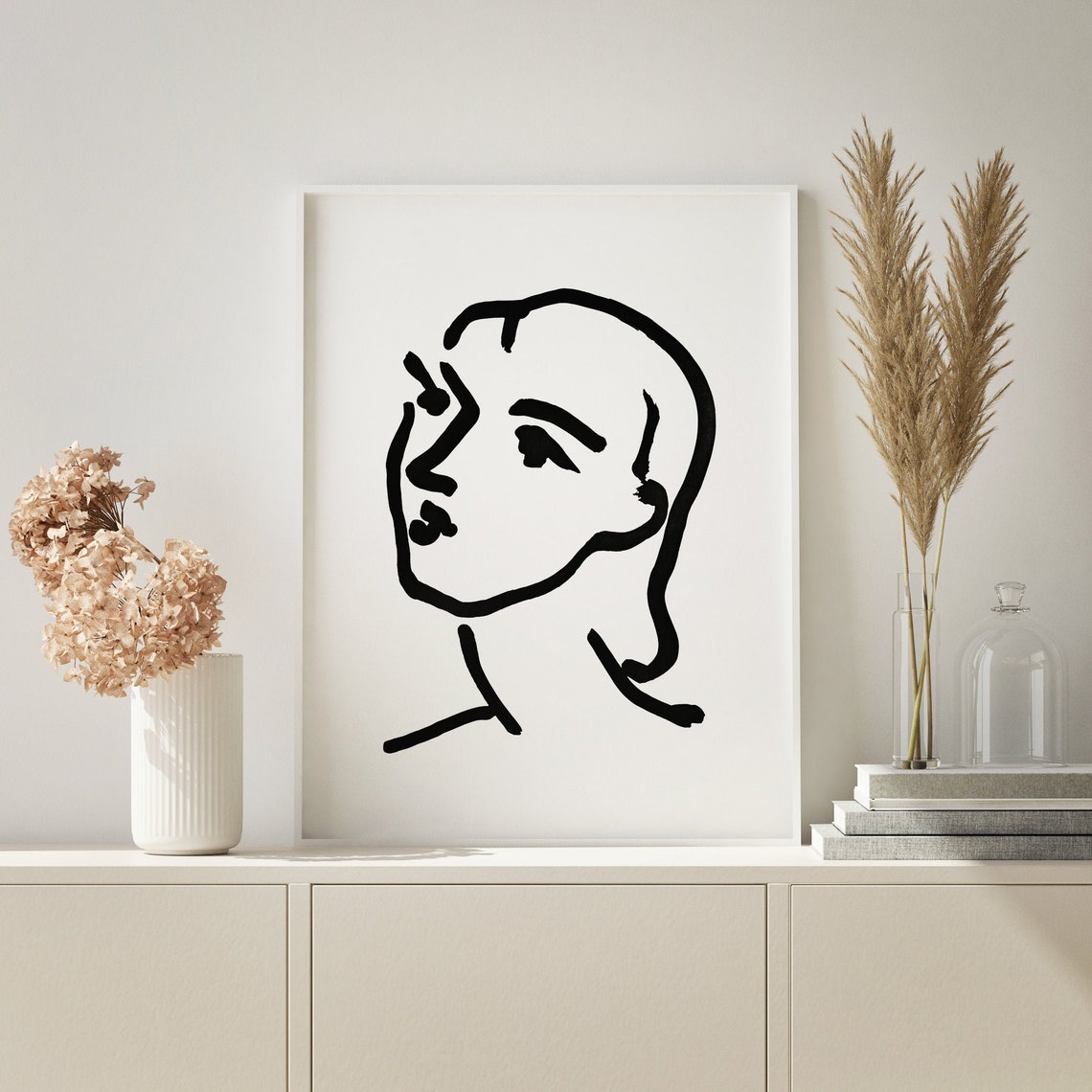 Henri Matisse Poster Matisse Woman Face Print Matisse Wall - Etsy