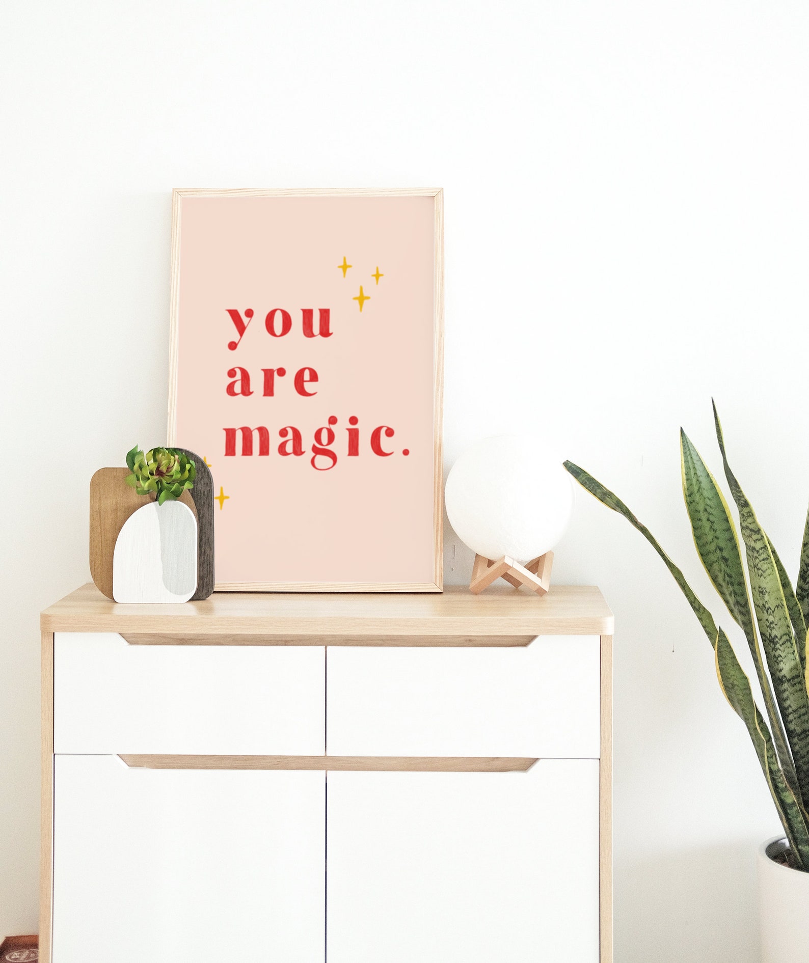 You Are Magic Quote Art Print Pretty Quote Inspirational - Etsy