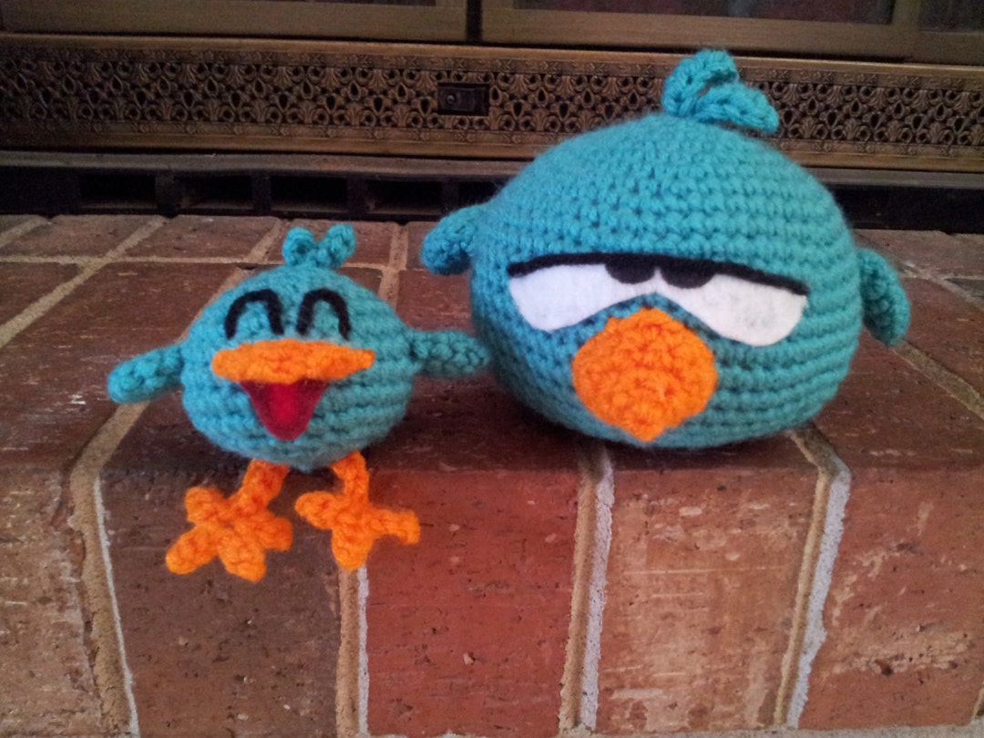 Sleepy Bird & Baby Bird Crochet Pattern - Etsy