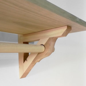 A Pair of Curtain and Drapery Brackets Supports up to - Etsy