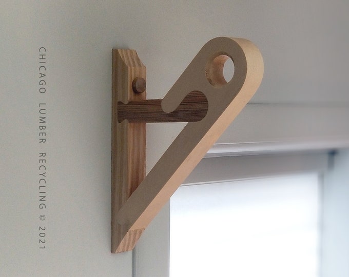 Curtain/drapery Rod Brackets, Supports a Standard 1.25 Rod, Curtain ...