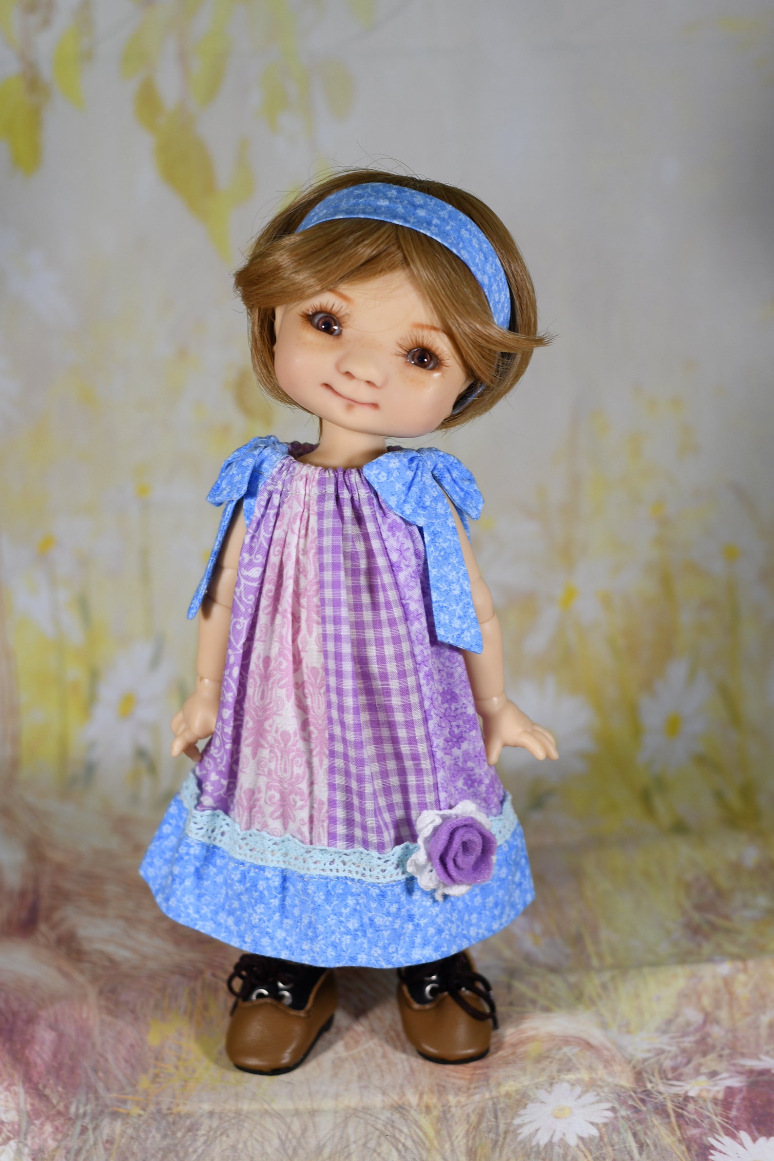 Doll Clothes Pattern for Ball Jointed Doll 11" My Meadow Dumpling 1/6 ...