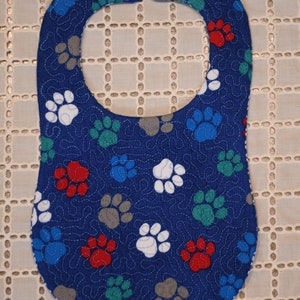 In the Hoop Baby Bib Stipple Embroidery Design File Pattern Machine ...