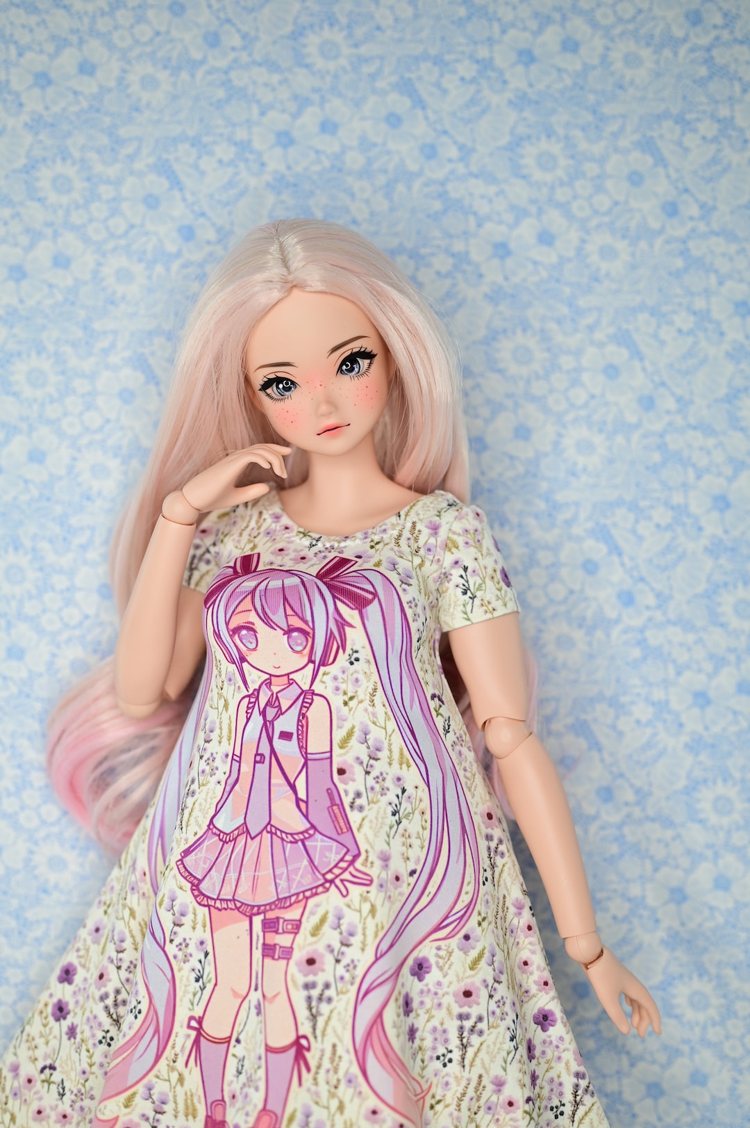 Smart Doll Pear Body & Regular Hatsune Miku Knit Dress 23.5" 1/3 SD BJD ...