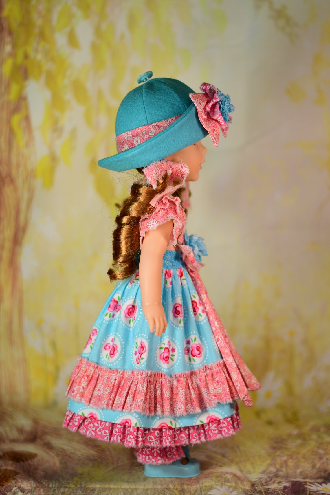 PDF Doll Clothes Dress Pattern Fits 14 Wellie Wishers - Etsy