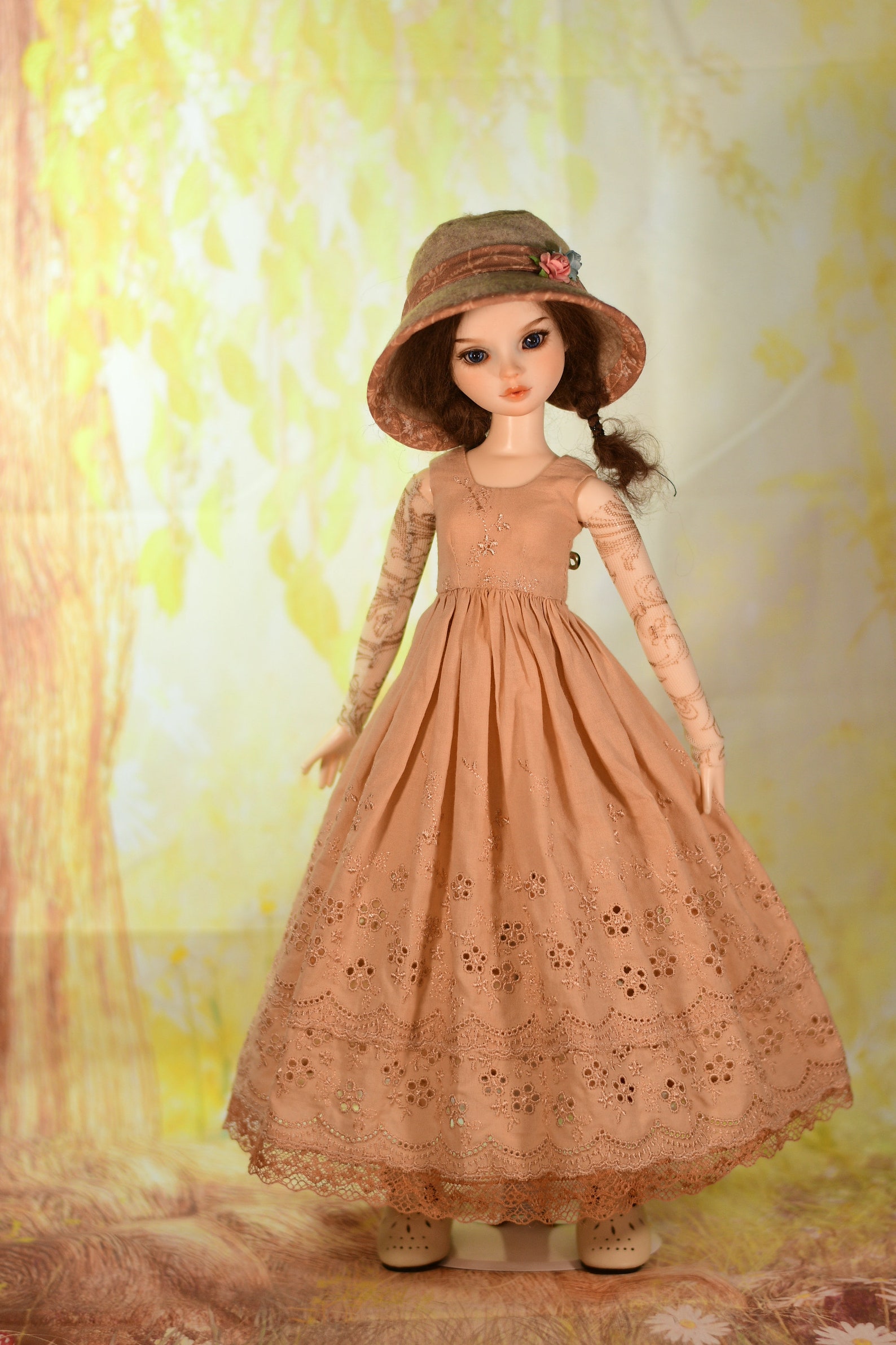 BJD Doll Clothes Pattern Fits 16" Fairyland Minifee Tonner Ellowyne ...