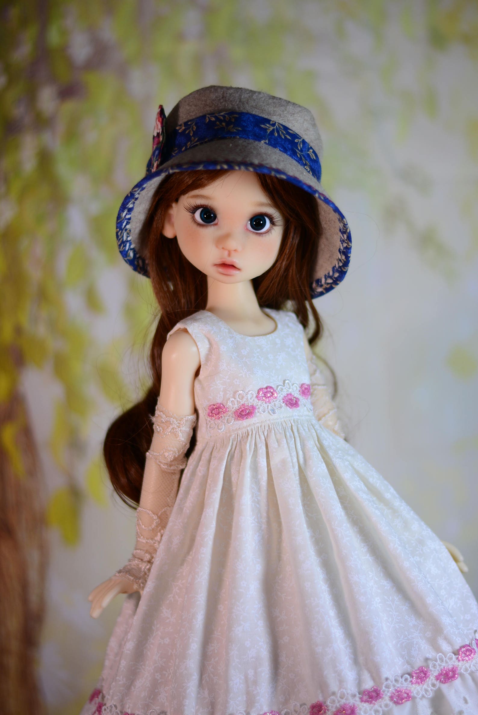 PDF Doll Clothes Dress Pattern Fits 18" MSD Kaye Wiggs Liz Frost ...