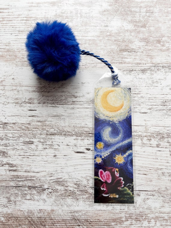 Celeste's Starry Night Bookmark Art Print Van Gogh | Etsy
