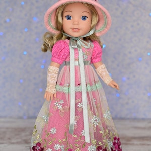 PDF Doll Clothes Dress Pattern Fits 14" Wellie Wishers Dolls American ...