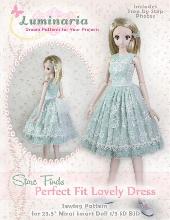 BJD Doll Clothes Pattern Fits 23.5 1/3 SD Smart Doll | Etsy