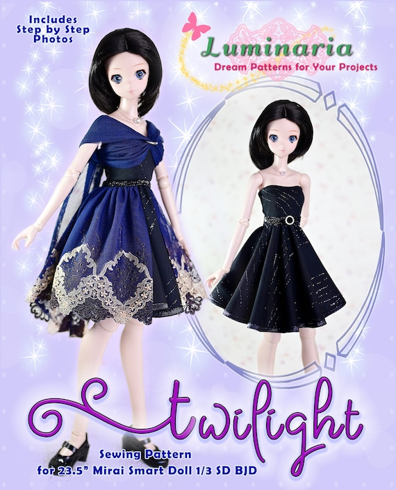 BJD Doll Clothes Pattern Fits 23.5 1/3 SD Smart Doll | Etsy