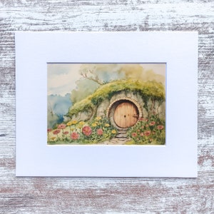 Fan Art Print Tolkien the Hobbit the Lord of the Rings Wall Home Decor ...