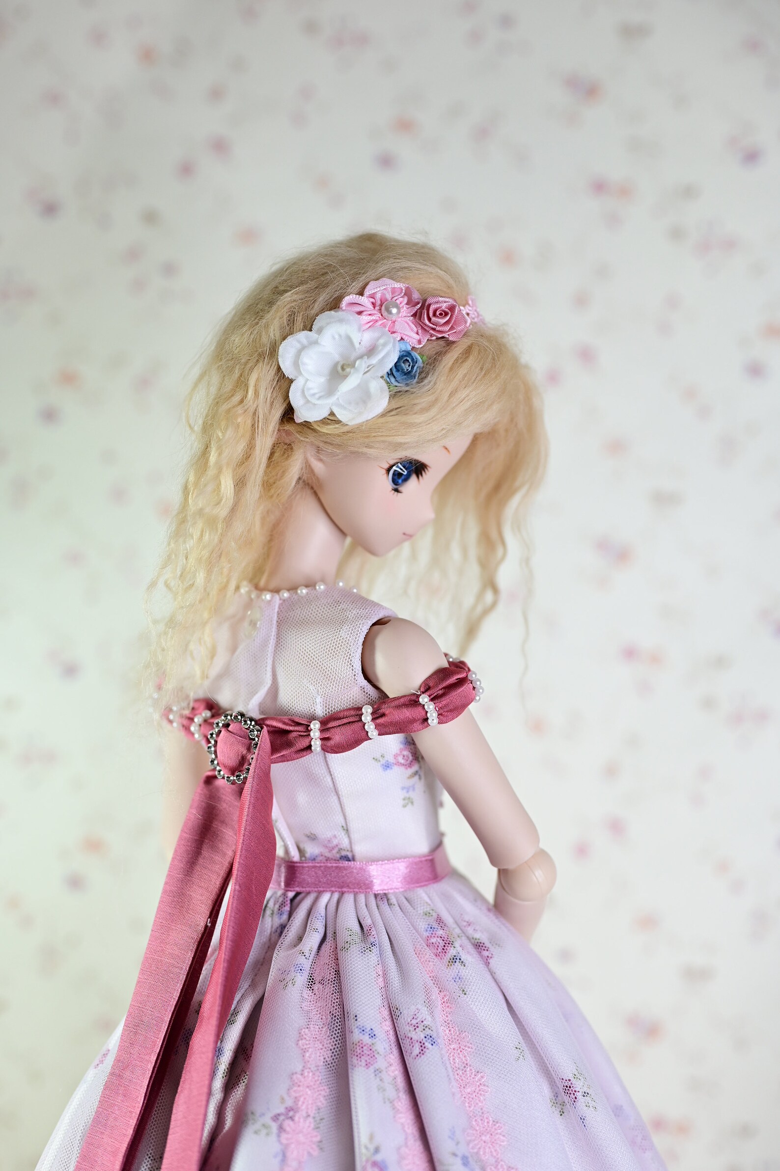 BJD Doll Clothes Pattern Fits 23.5 1/3 SD Smart Doll Mirai Lace Dress ...