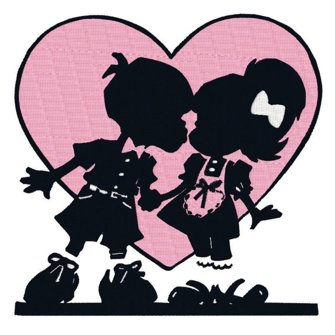 Boy Girl Embroidery Design File Machine Embroidery Pattern - Etsy