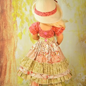 Slim 18" Doll Clothes Pattern Bohemian Girl Fits Petitcollin Starlette ...