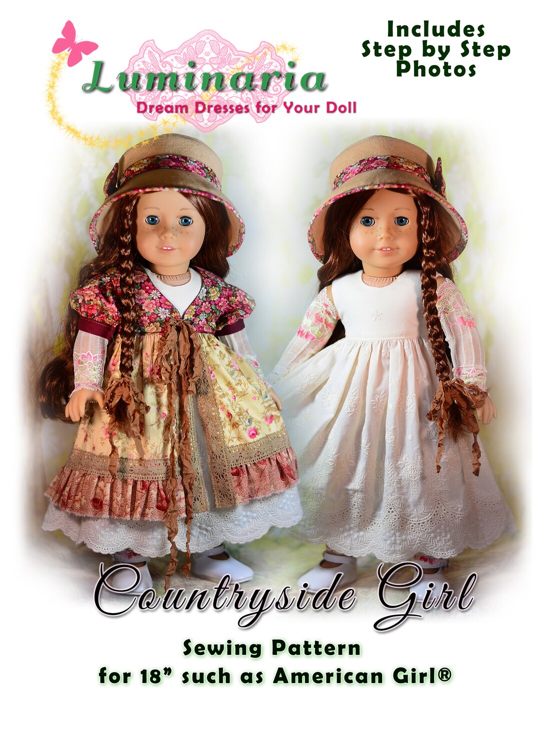 PDF Doll Clothes Dress Pattern Fits 18" American Girl Tonner My ...