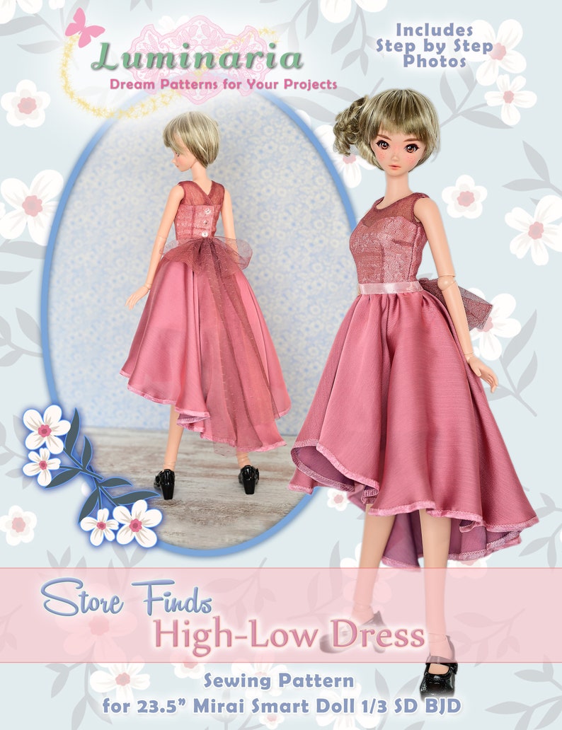 BJD Doll Clothes Pattern Fits 23.5 1/3 SD Smart Doll - Etsy