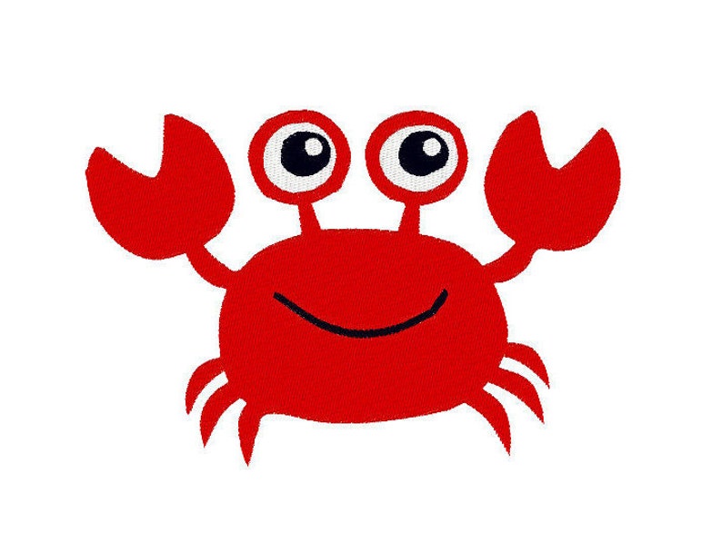 Cute Crab Face Mask Embroidery Design File Children Baby Shower Boy ...