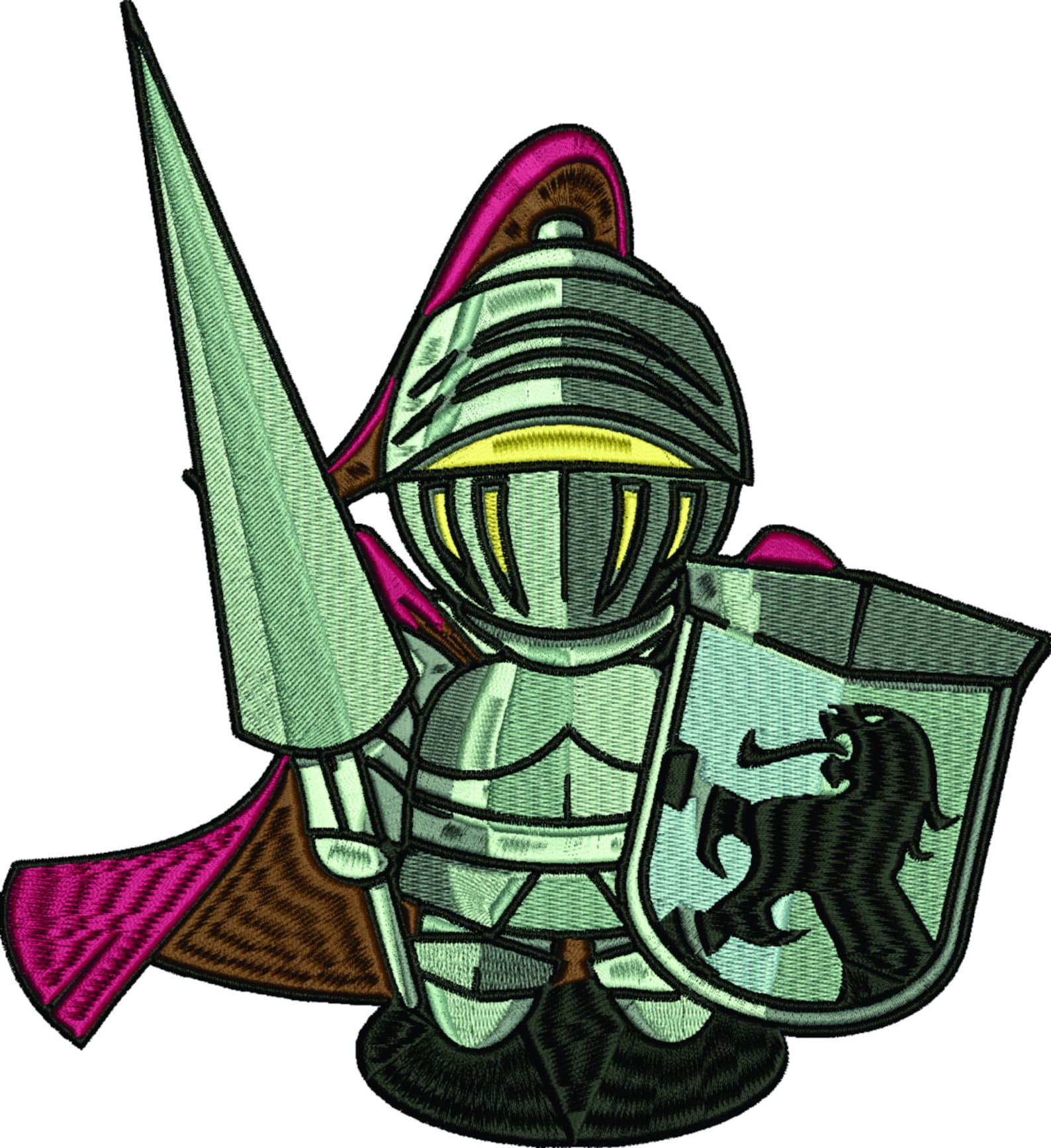 Medieval Armor Warrior Embroidery Design File for Boys .vip - Etsy