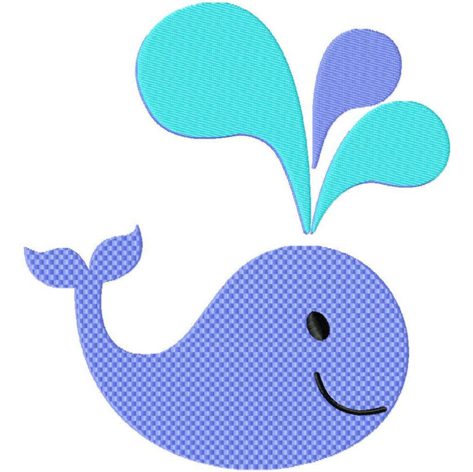 Whale Embroidery Design File .vip .vp3 .hus .pes .pec .jef .sew .xxx ...