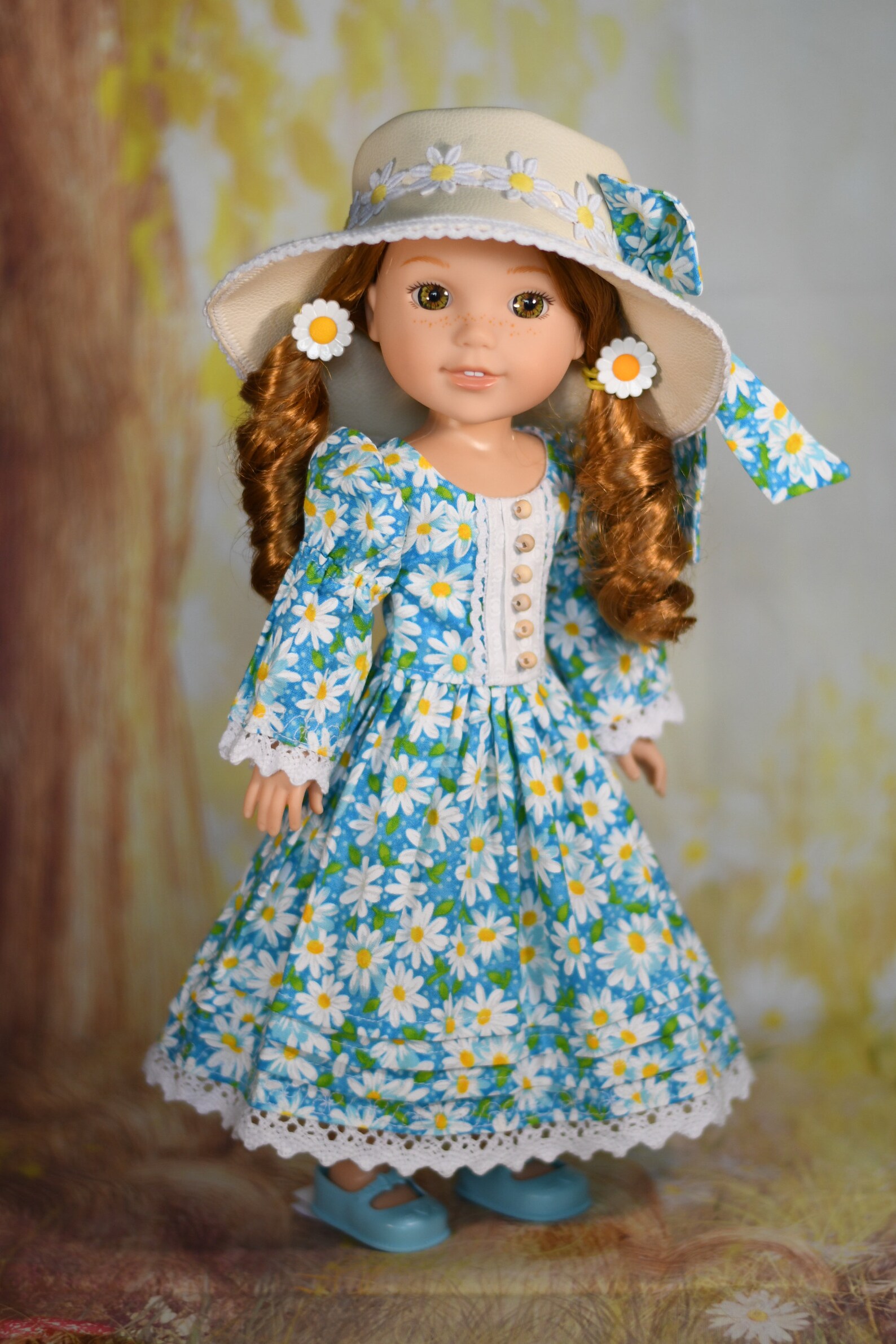 14 Inch Doll Clothes Pattern Beekeeper Fits WW, Heart 4 Heart Dolls ...
