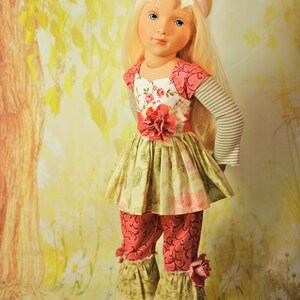 Slim 18" Doll Clothes Pattern Bohemian Girl Fits Petitcollin Starlette ...