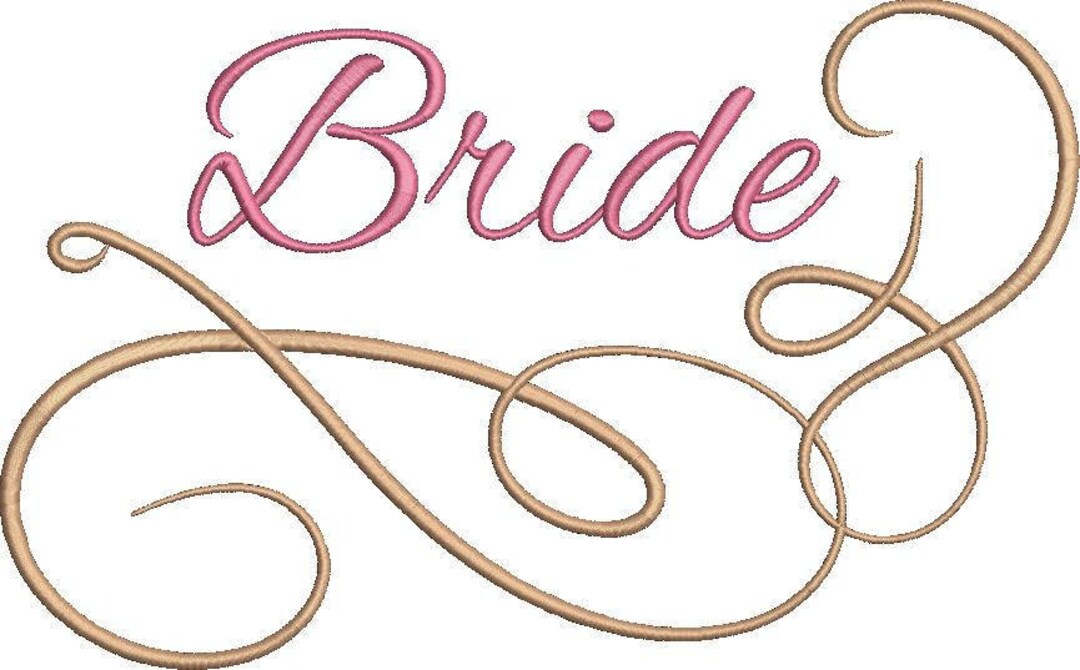 Wedding Embroidery Design File Machine Embroidery Pattern Bridal Shower ...