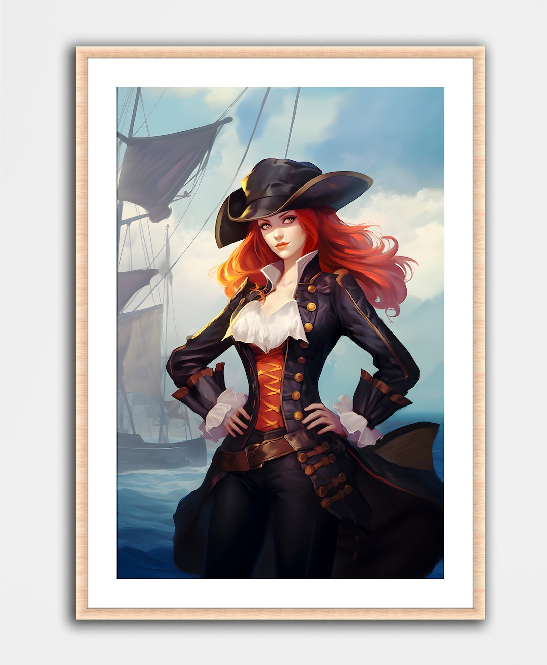 Miss Fortune Fan Art Print Wall Art Home Decor League of Legends Poster ...