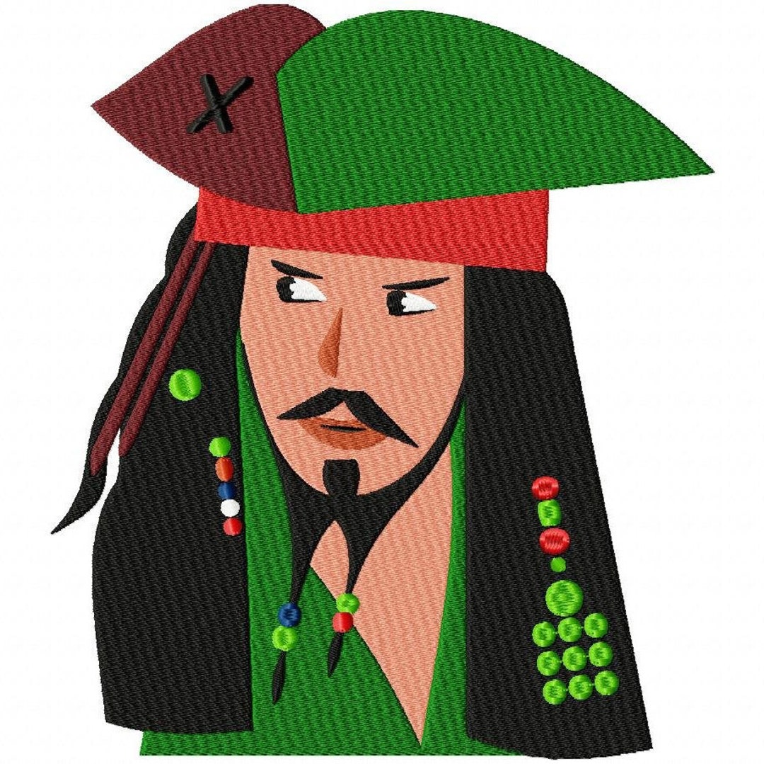 Pirate Embroidery Design File Kids Face Mask .vip .vp3 .hus .pes .pec ...