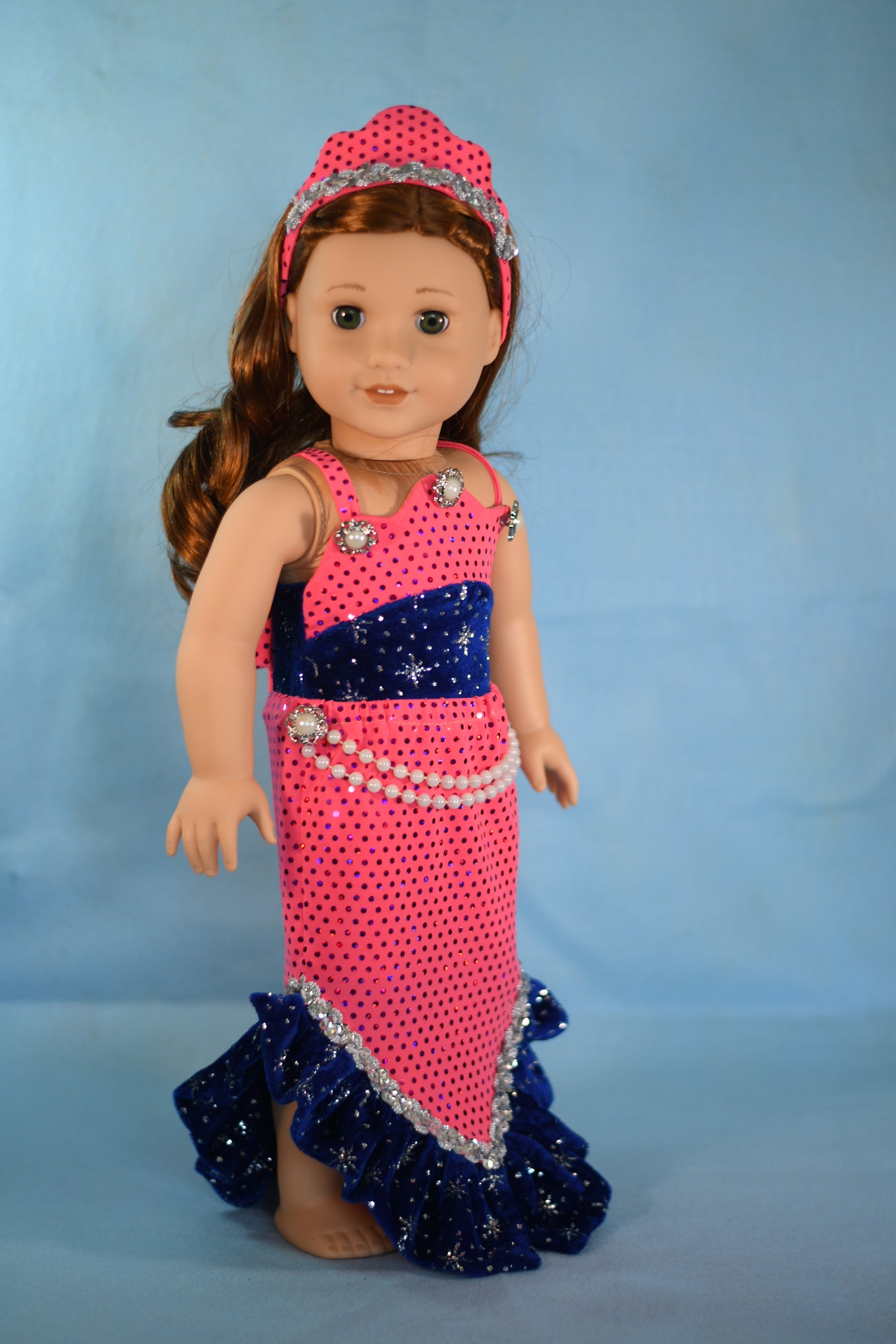 18" Doll Clothes Pattern PDF Mermaid Swimming Suit Ice Skating Dance ...