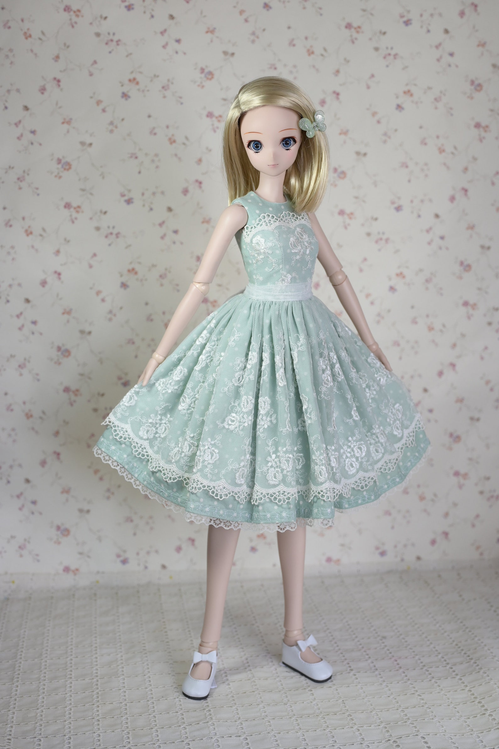 BJD Doll Clothes Pattern Fits 23.5" 1/3 SD Smart Doll Mirai Basic Lace ...