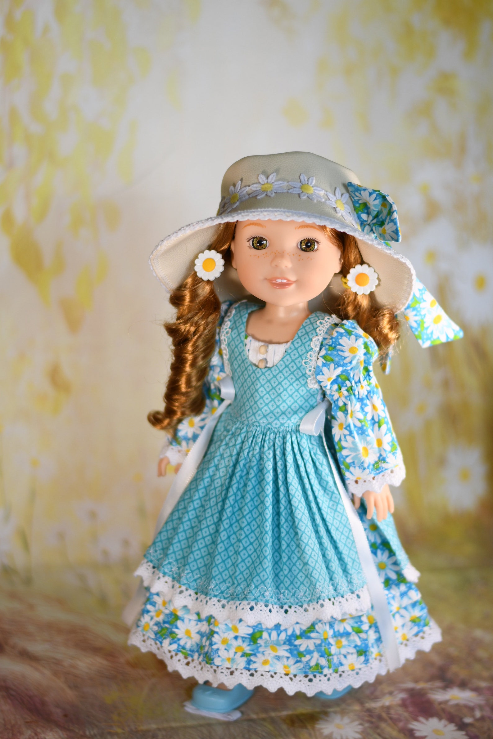 14 Inch Doll Clothes Pattern Beekeeper Fits WW, Heart 4 Heart Dolls ...