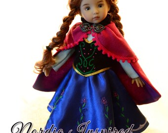 PDF Doll Clothes Dress Pattern Fits 13" Dianna Effner Little Darling ...