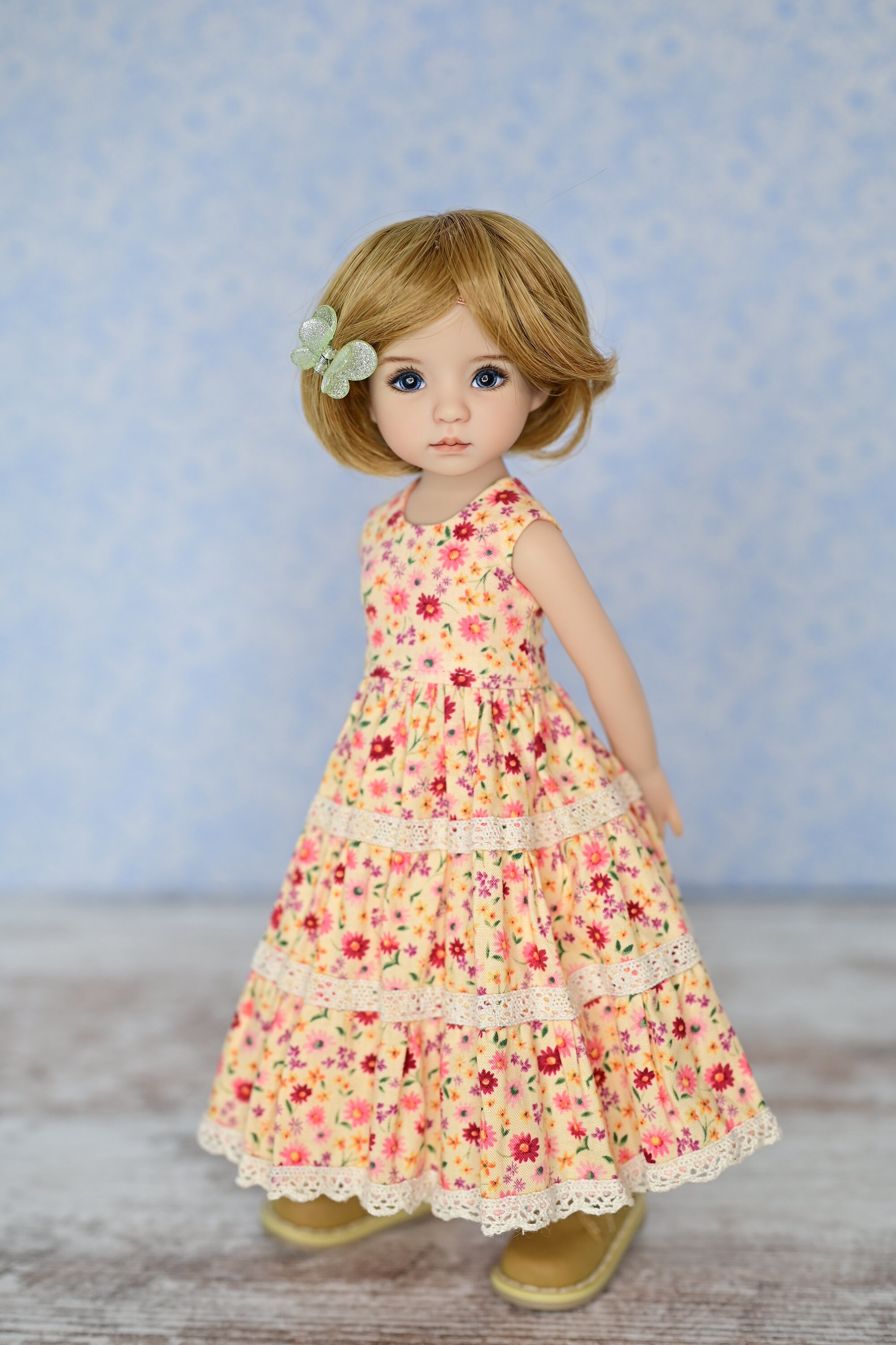 Little Darling Doll Clothes Dress PDF Pattern 13" Dianna Effner My ...