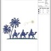 Merry Christmas Three Kings Embroidery Design File Pattern Machine ...