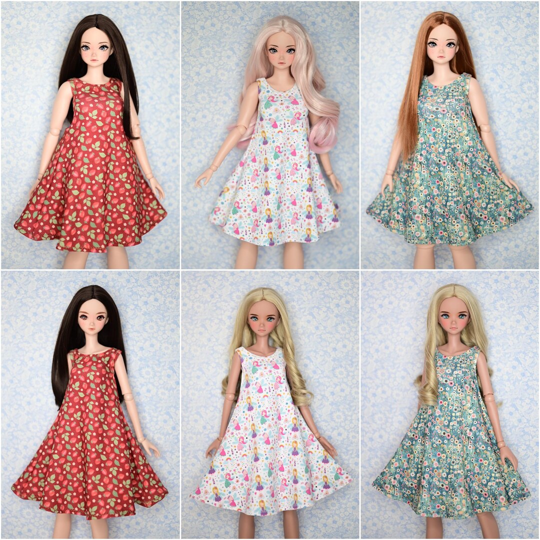 Smart Doll Pear Body or Classic Size Knit Dress 23.5" 1/3 SD BJD ...